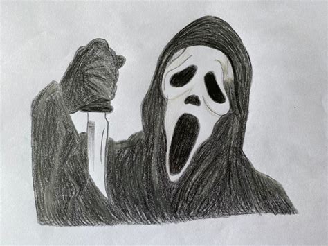 Ghostface Drawing