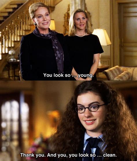 Princess Diaries Quotes You Look So Young Princess Diaries Captions