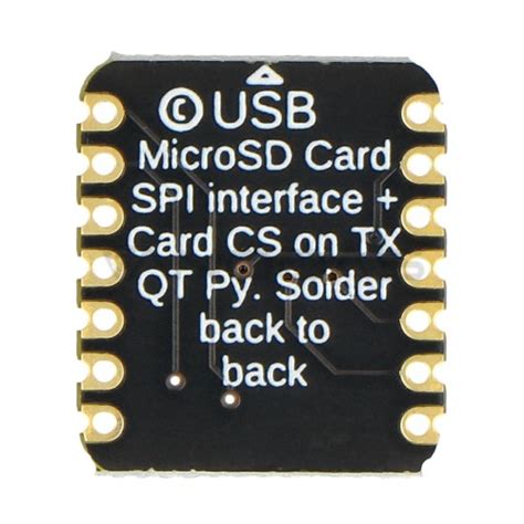 Microsd Card Bff Add On Qt Py Ir Xiao Skirta Microsd Lizdo Plokštė Adafruit 5683