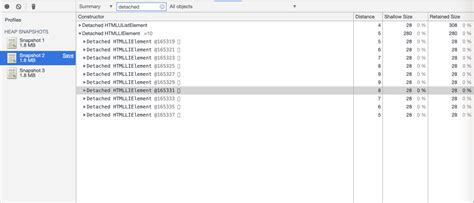 javascript 使用chrome工具进行内存泄漏排查 个人文章 segmentfault 思否