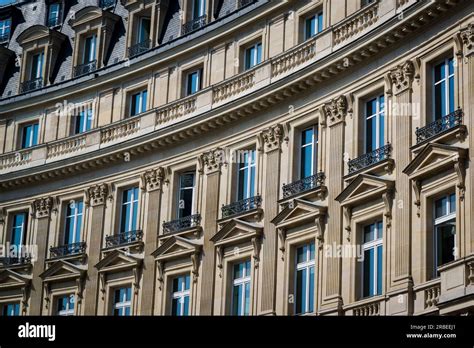 Neoclassical Architecture In Rue De Viarmes In The 1st Arrondissement