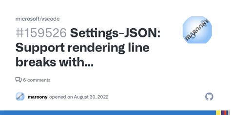 Settings Json Support Rendering Line Breaks With Markdowndescription Issue
