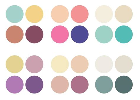 Abstract Colored Palette Guide Pastel Color Set Rgb Color 27191121