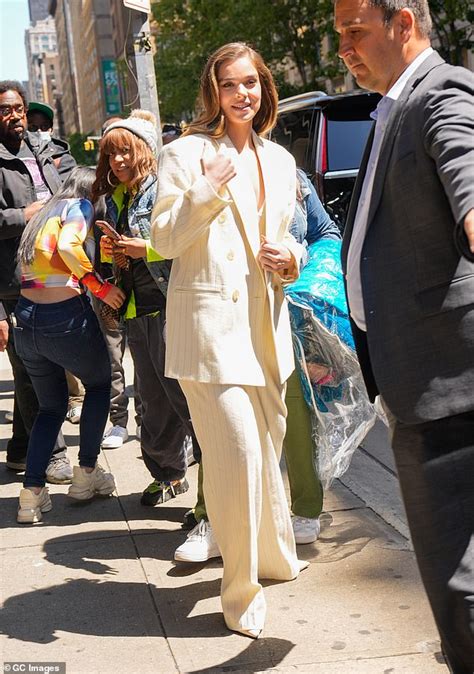 Hailee Steinfeld Stuns In Three Monochromatic Looks While Promoting New Spider Man Animated Film