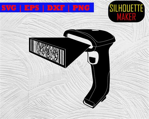 Barcode Scanner 1 Barcode Scanner Svg Barcode Reader Svg Etsy