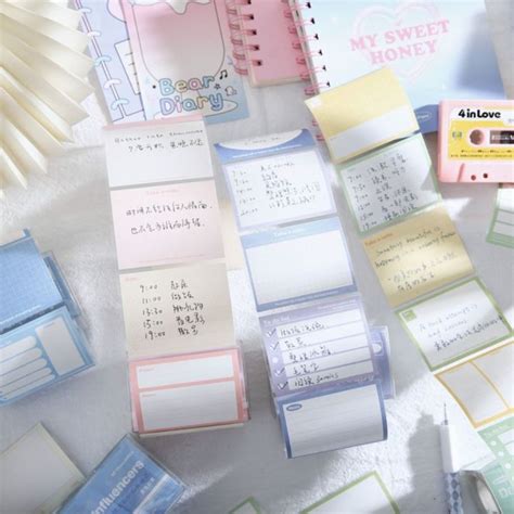 Teysiso Keypoints Marker Pull Out Roll Memo Pad Reading Notes Sticky Reminder Label Sticker 60