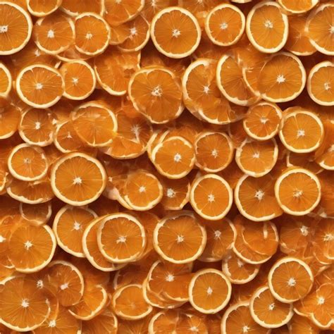 Premium Photo Full Frame Of Circular Orange Slices Background