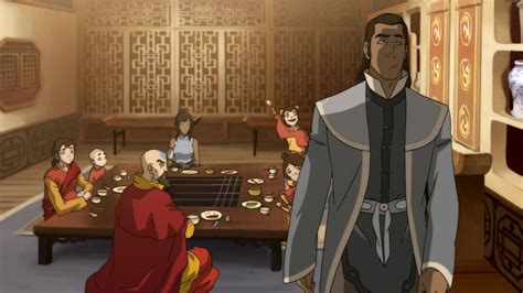 Avatar Korra Ikki Jinora Meelo Pema And Tenzin Seeing Tarrlok