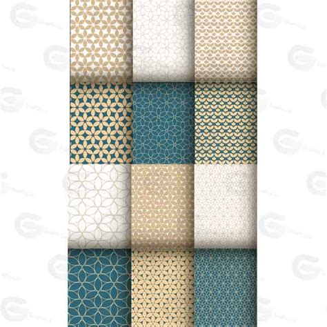 وکتور مجموعه پترن اشکال هندسی کد 026 گراپیکس