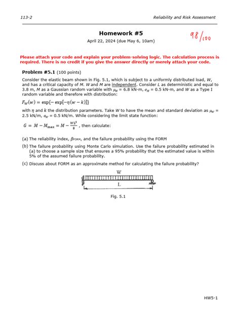 Homework5grade Pdf Normal Distribution Statistical Theory