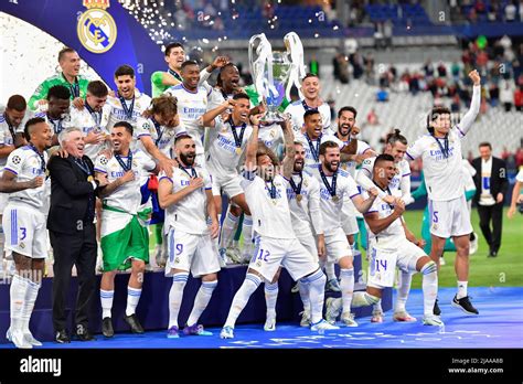 Paris France 28th May 2022 Marcelo Of Real Madrid Can Raise The
