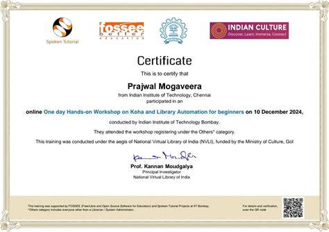 Prajwal Mogaveera On Linkedin I Attended A Workshop Jointly Organized By Iit Bombay And The