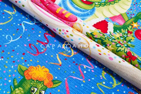 Ткань Полотно вафельное 50 см набивное рис 29219 вид 1 Год дракона купить оптом от