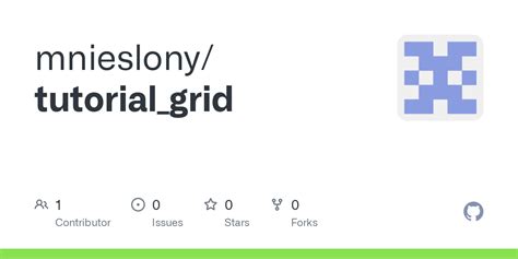 GitHub Mnieslony Tutorial Grid