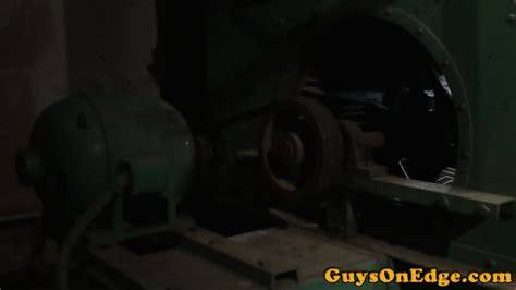 Handsome Muscle Stud Edged While Bound