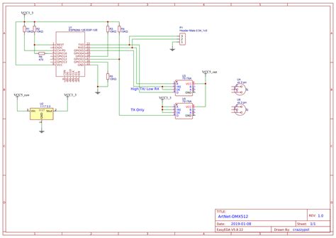 Wifi Artnet Dmx Platform For Creating And Sharing Projects Oshwlab