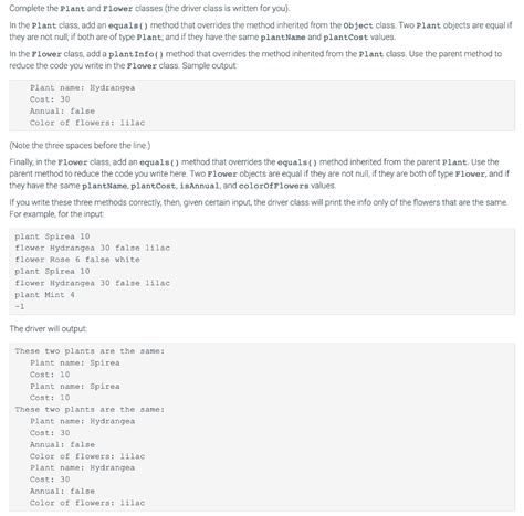 solved public class plant { protected string