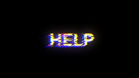 Premium Photo 3d Rendering Help Text With Screen Effects Of