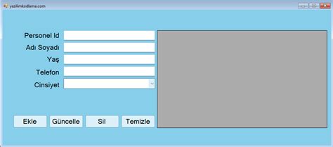C Sql Bağlantısı Select Insert Update Delete Class Kullanarak Web