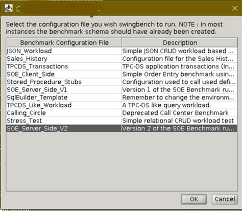 Swingench A Tool For Oracle Performance Benchmarking Oracle