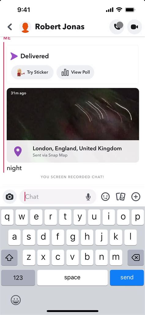 Snapchat Calling Flow On IOS Page Flows