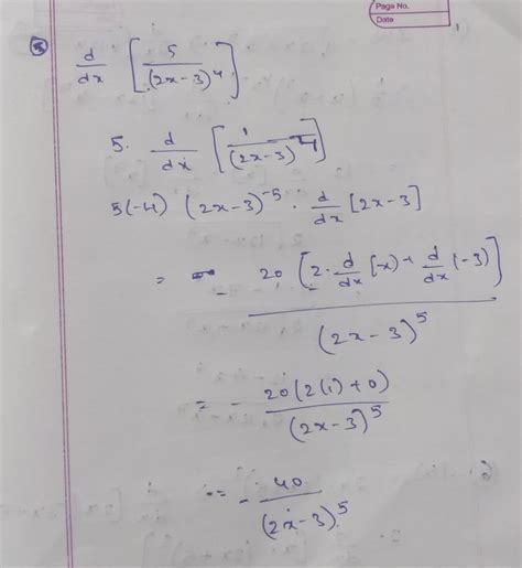 [solved] 6 Differentiate F X 2x 3x 5 3 7 Differentiate F X