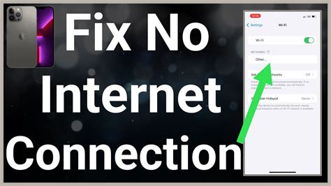 How To Fix No Internet Connection On Iphone Youtube