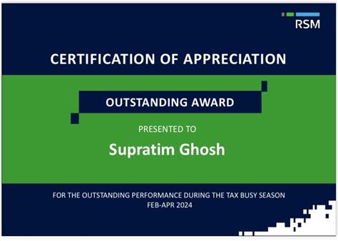 Supratim Ghosh On Linkedin Rsm Thankyou
