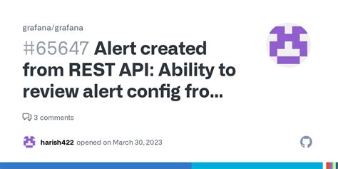 Alert Created From Rest Api Ability To Review Alert Config From Ui In Read Only Mode · Issue