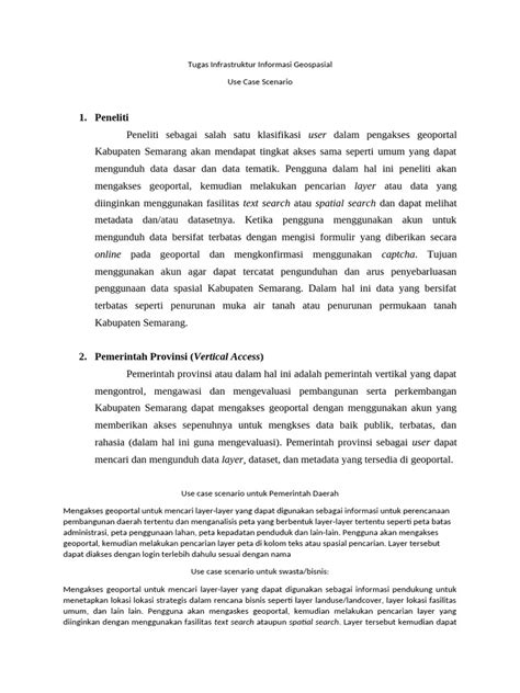 Use Case Scenario Pdf