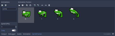 2d 精灵动画 — Godot Engine 3x 简体中文文档