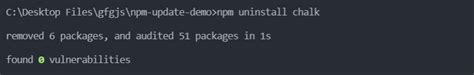 How To Uninstall And Update Any Dependencies Through Npm Geeksforgeeks