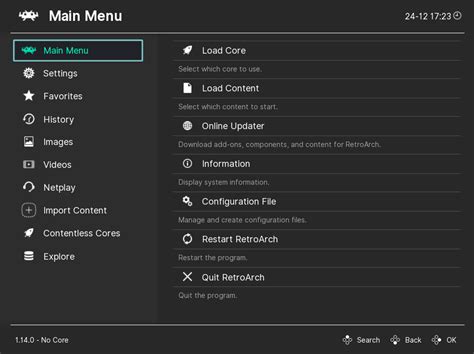 Installing Cores Libretro Docs