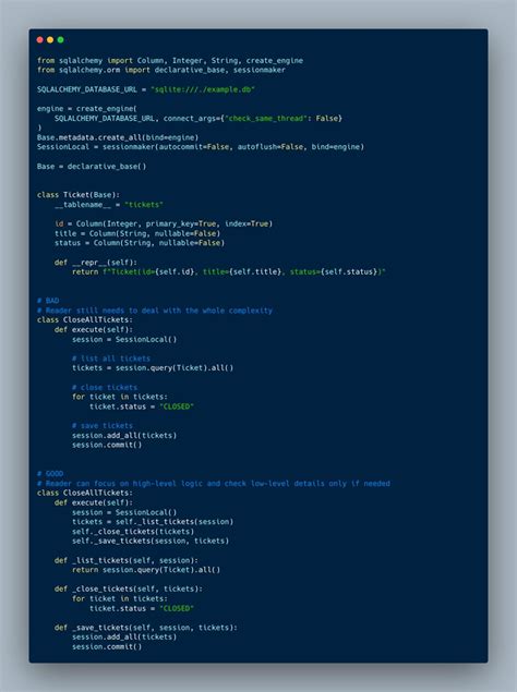 On Linkedin Python Clean Code Tip Dont Separate Sections Of Your Code With