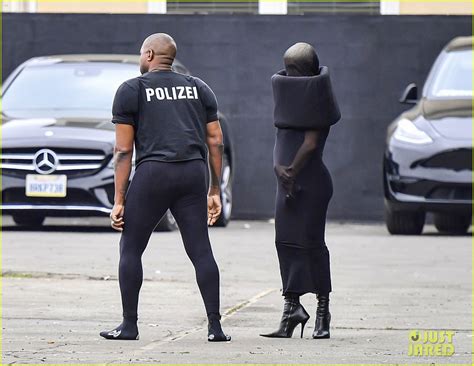 Kanye Wests Wife Bianca Censori Wears Full Nylon Dress For Church