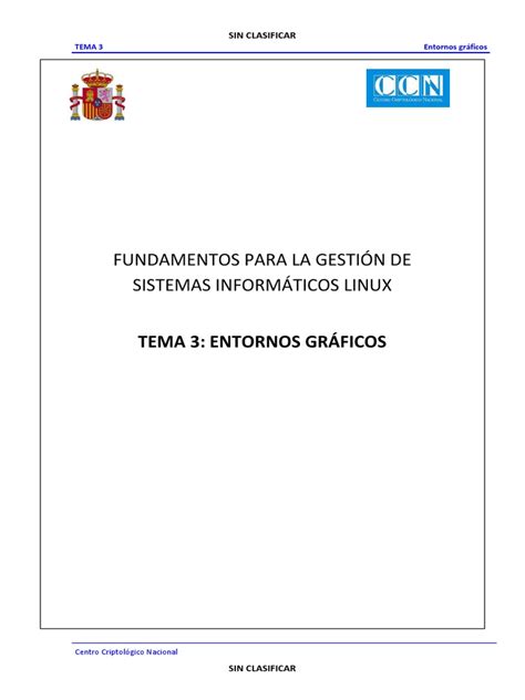 Tema 3 Entornos Graficos Pdf Archivo De Computadora Hardware De La Computadora