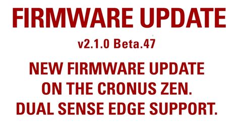 Firmware Upgrade Cronus Zen V2 1 0 Beta 47 Dual Sense Edge Support