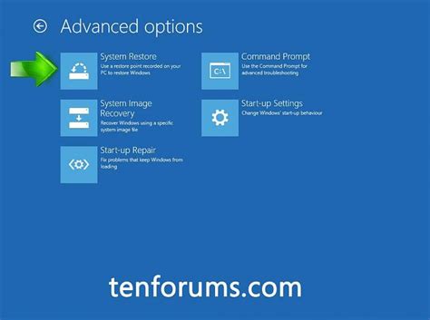 Recovery Environment Use To Troubleshoot Windows Failure To Boot Windows General Tips