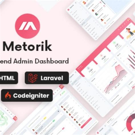 Metordash Laravel Codeigniter NodeJS HTML Admin Template Seed