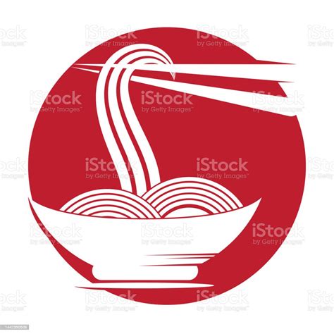Noodle Logo Vector Icon Llustration Design Templatesuitable For Any Business Related To Ramen