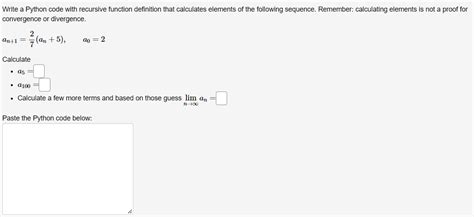 Solved Write A Python Code With Recursive Function Chegg Com