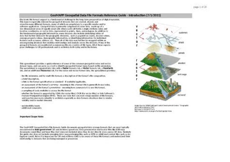 Excel Sheet Download 6439 Geomapp Geospatial Data File Formats Final 20110701 Standar Format