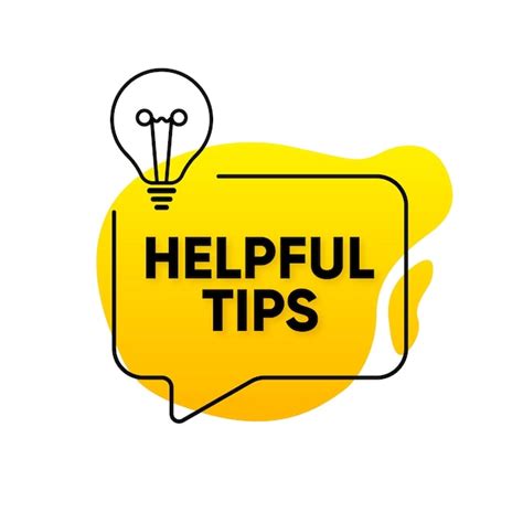 Helpful Tips Png