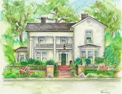 Как нарисовать усадьбу 28 фото