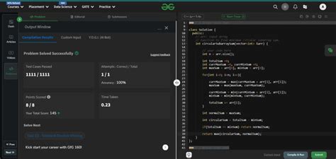 Gfg160 Geeksforgeeks Gfg160 Datastructures Algorithms Avula Charan