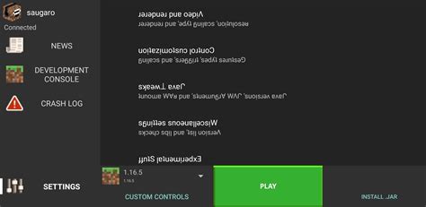 text in settings tab is upside down · issue 3506 · pojavlauncherteam