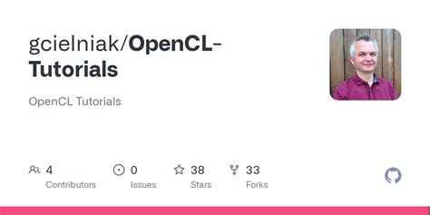 github gcielniak opencl tutorials opencl tutorials