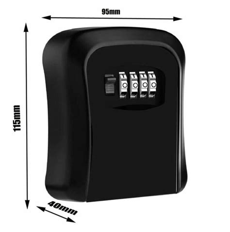 Настенный металлический сейф для ключей с кодовым замком антивандальный Сейф с кодовым замком