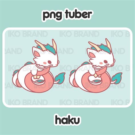 Chibi Cute Haku Dragon Etsy