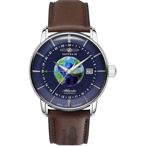 Zeppelin Mens Watch Zeppelin Mens Watch Atlantic 8468 3 Leather Blue 8468 3 Comprar Watch